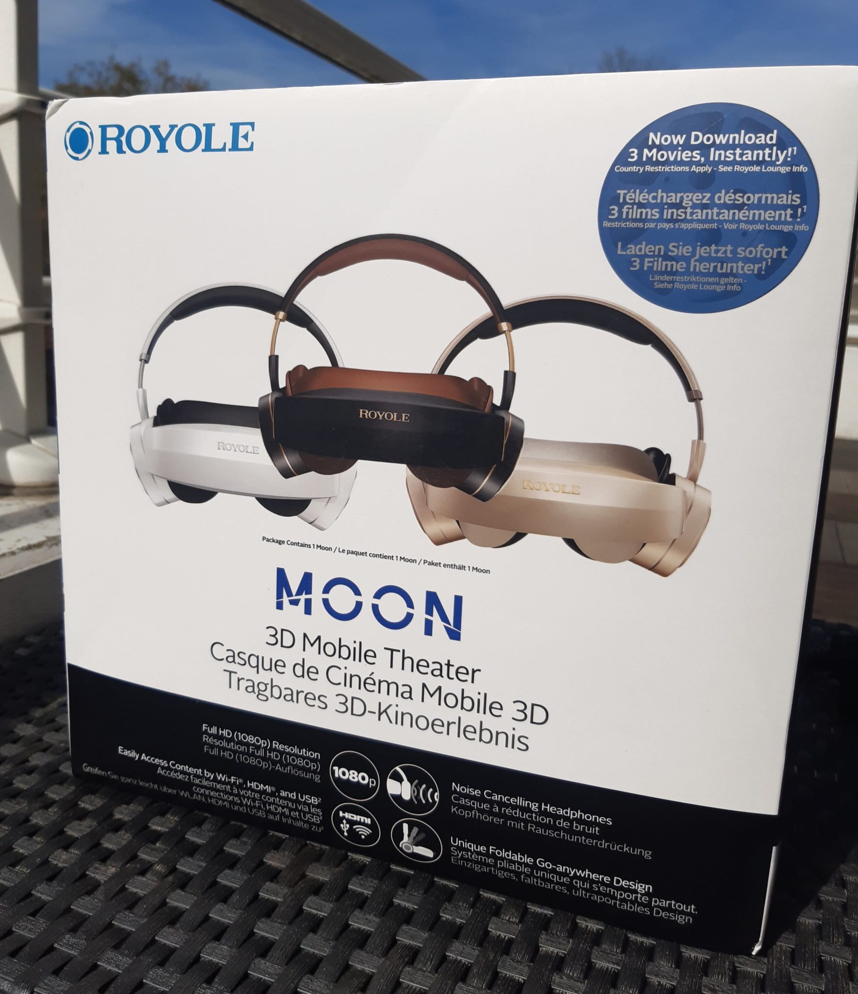 Test - Royole Moon Cinéma mobile 3D