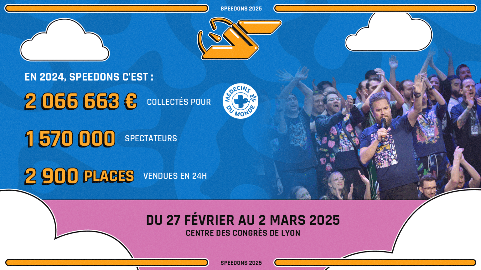 SpeeDons 2025 : ouverture de la billetterie dès demain - Vonguru